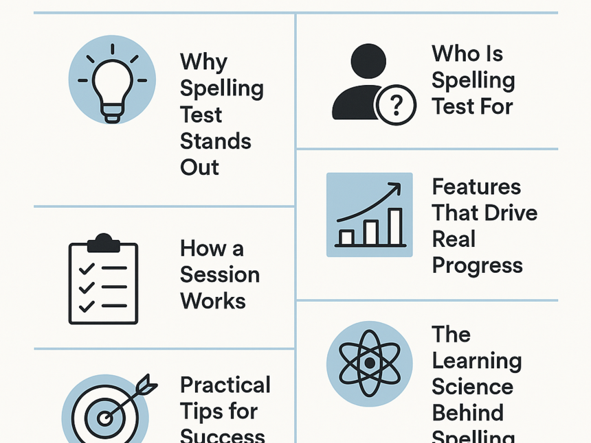 Spelling Test - Helping you to improve your spelling